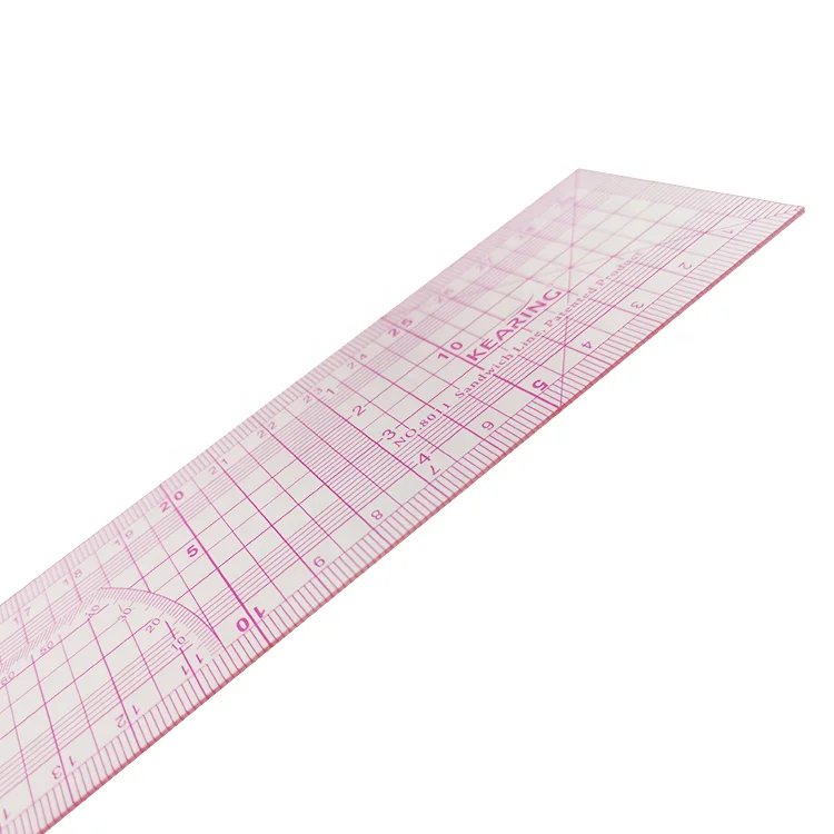 Kearing Flexible Transparent Plastic Pattern Grading Ruler 30cm with ...