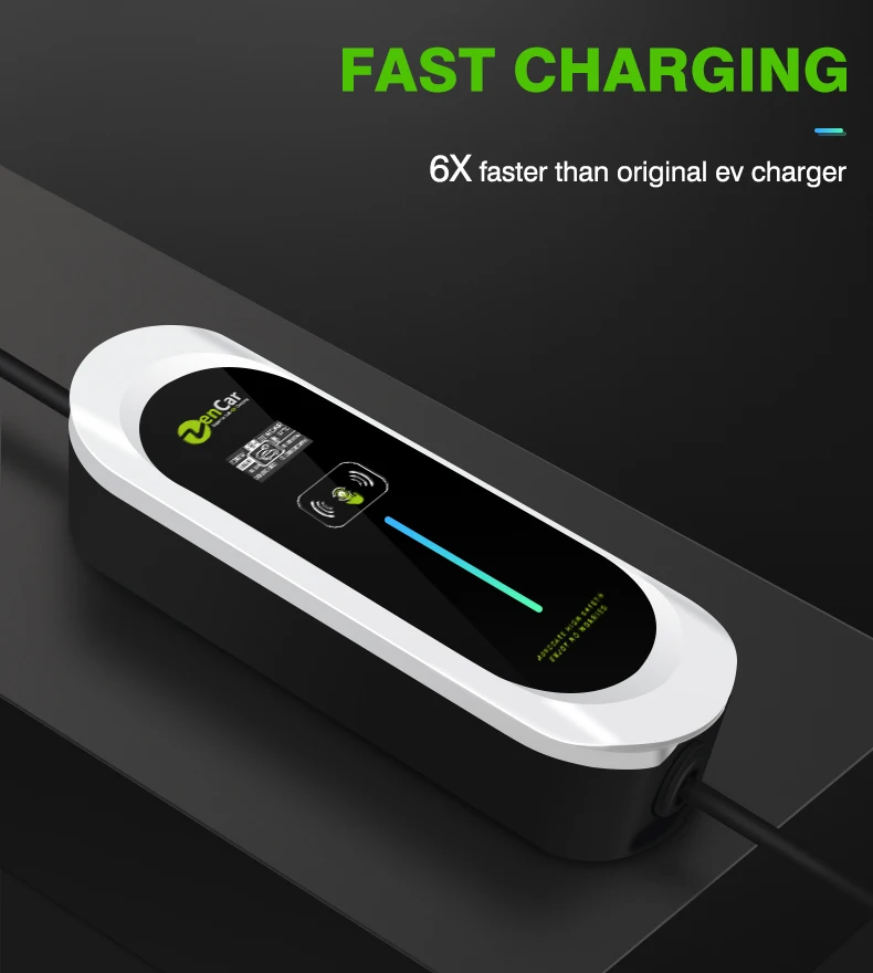 Zencar Model E 32A EV Charger - 22KW Portable Solution