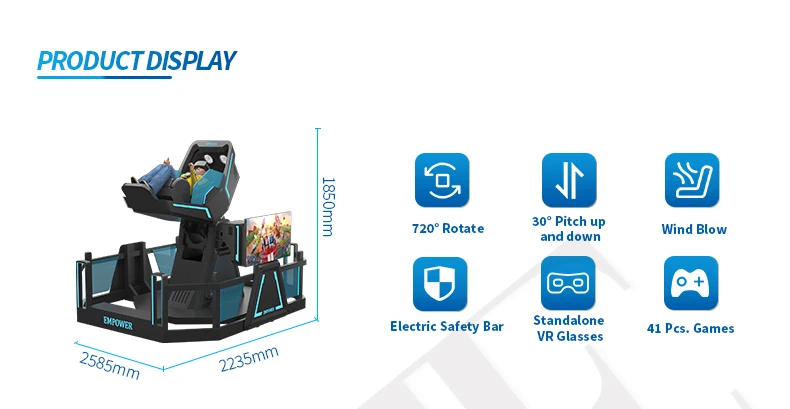 Vr Entertainment Amusement Park Attraction Virtual Reality Game 720 ...