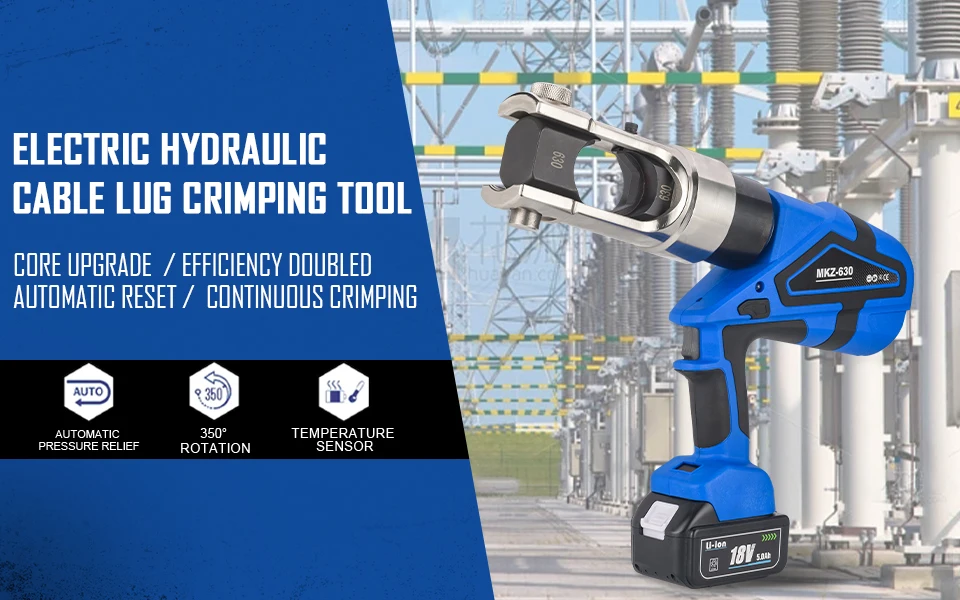 MKZ630 200KN Quick Continuous Crimper - Electrical Powered