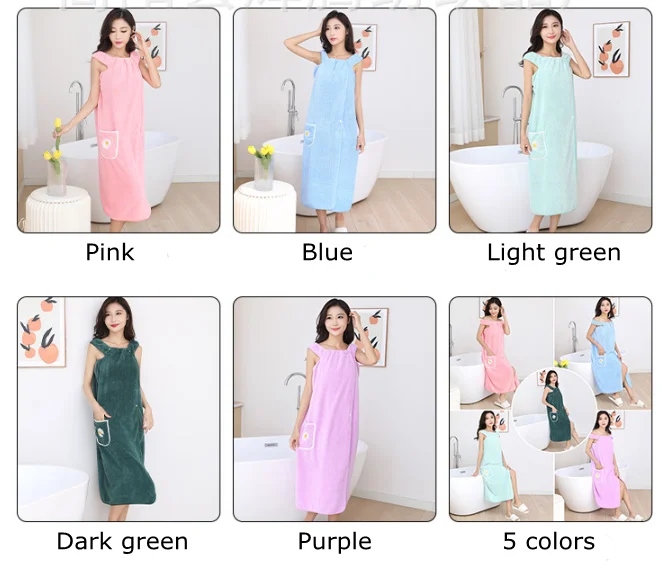 Woman Bath Towel Dress - Soft, Quick-Dry, and Sustainable