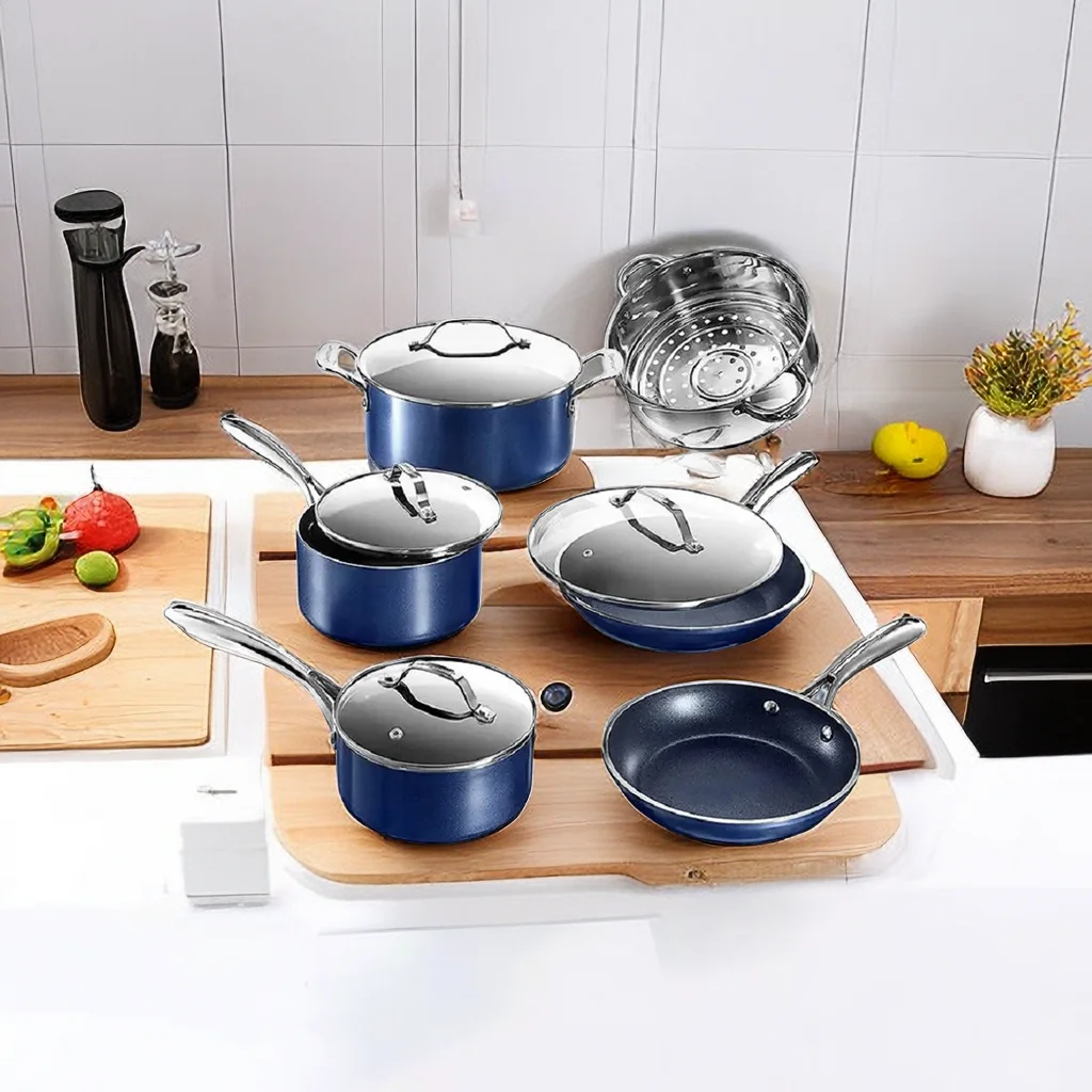 High Quality Aluminium Kitchenware Nonstick Coating Cookware Sets Pot ...