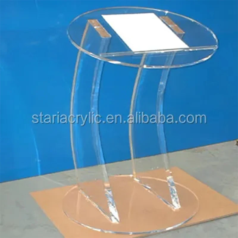 Winged Style Acrylic Lectern/podium for Clear Event Reception