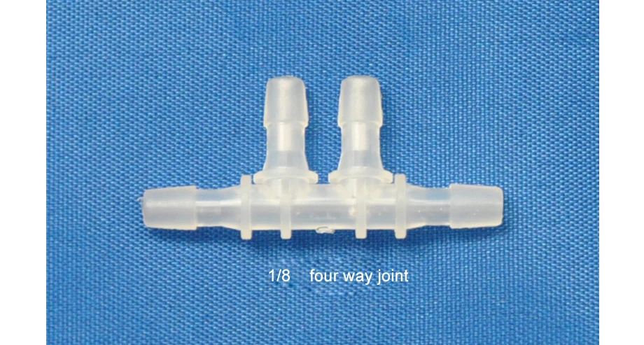 Kamoer T Shaped 3-Way White Plastic Tubing Hose Connector