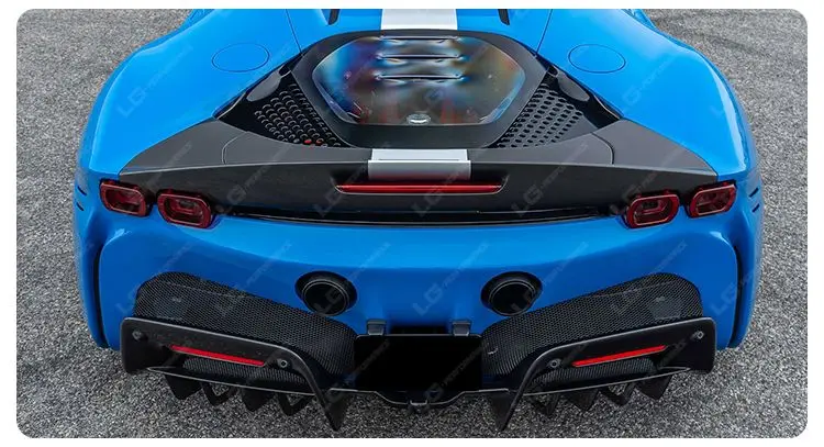 Upgrade Your Ferrari SF90 with N-Style Carbon Fiber Spoilers