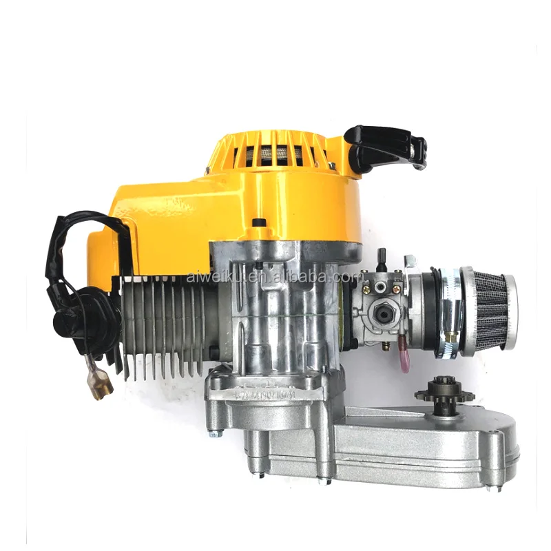 49cc Stroke Engine Starting Motor Complete Mini Engine With Gearbox For ...