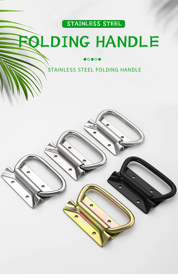 Spring Loaded Pull Handle Stainless Steel Chest Handle For Solar ...