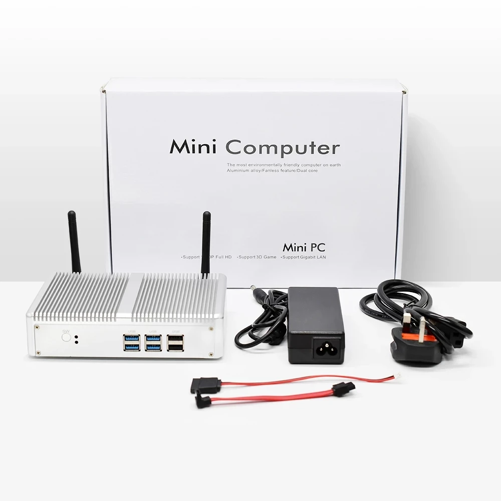 J4125 Motherboard Firewall Mini Pc N4000 Pfsense Machine Vision Ipc Fanless 4 Lan Mini Computer ...