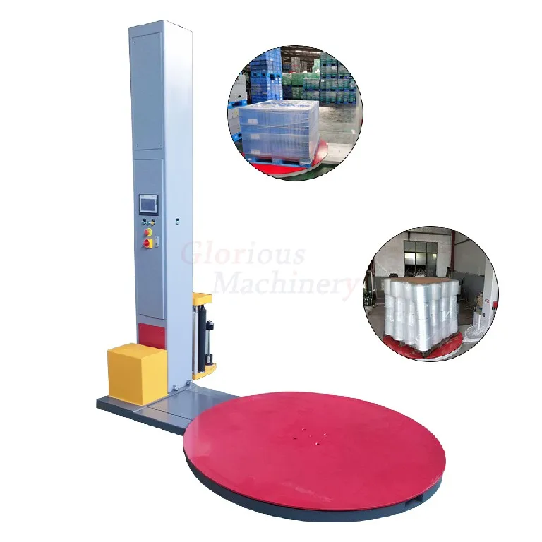 Pri Automatic Intelligent Pallet Stretch Film Wrapping Machine With Pre ...