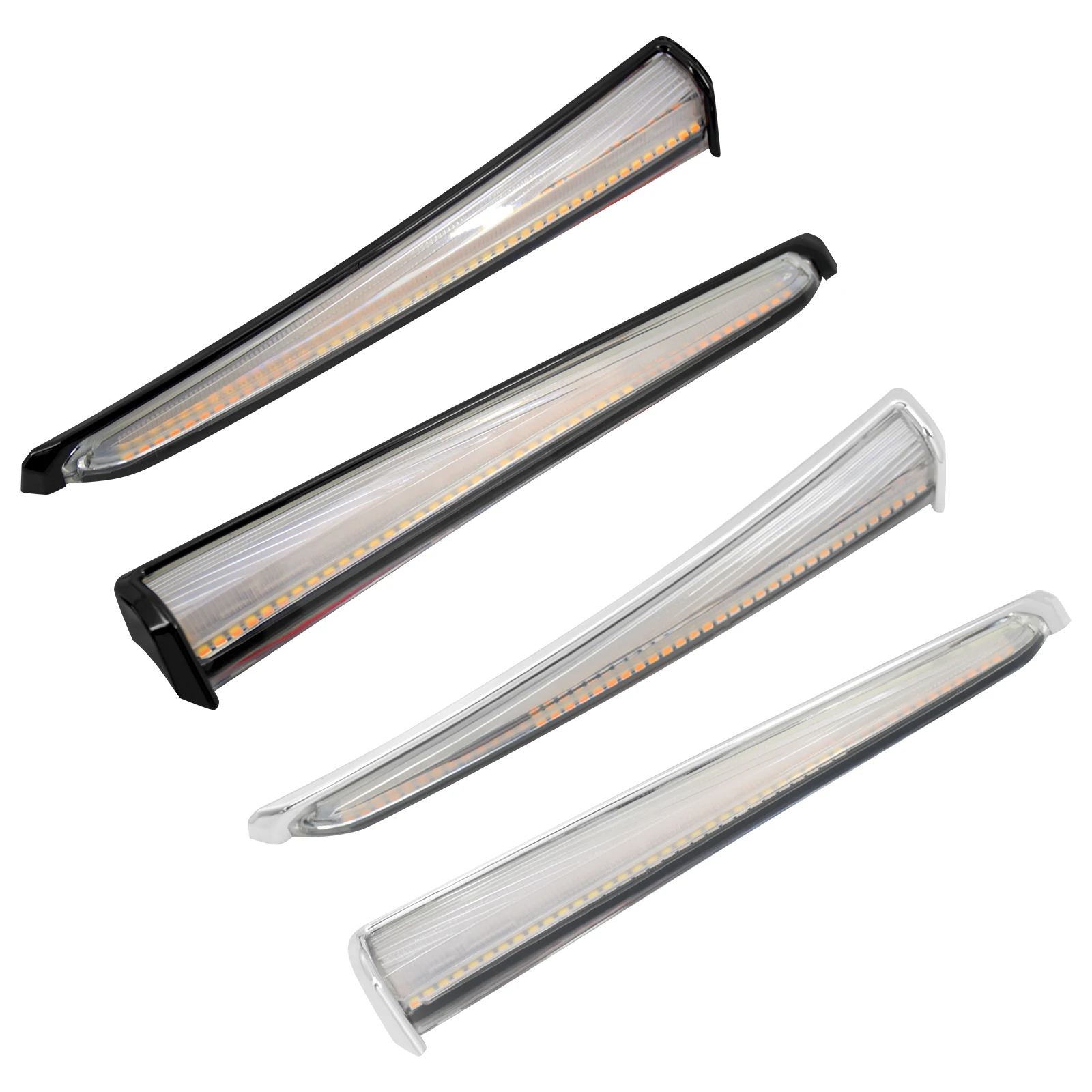 Motorcycle Led Turn Signal Running Lamp Lower Fairing Lights For Harley ...