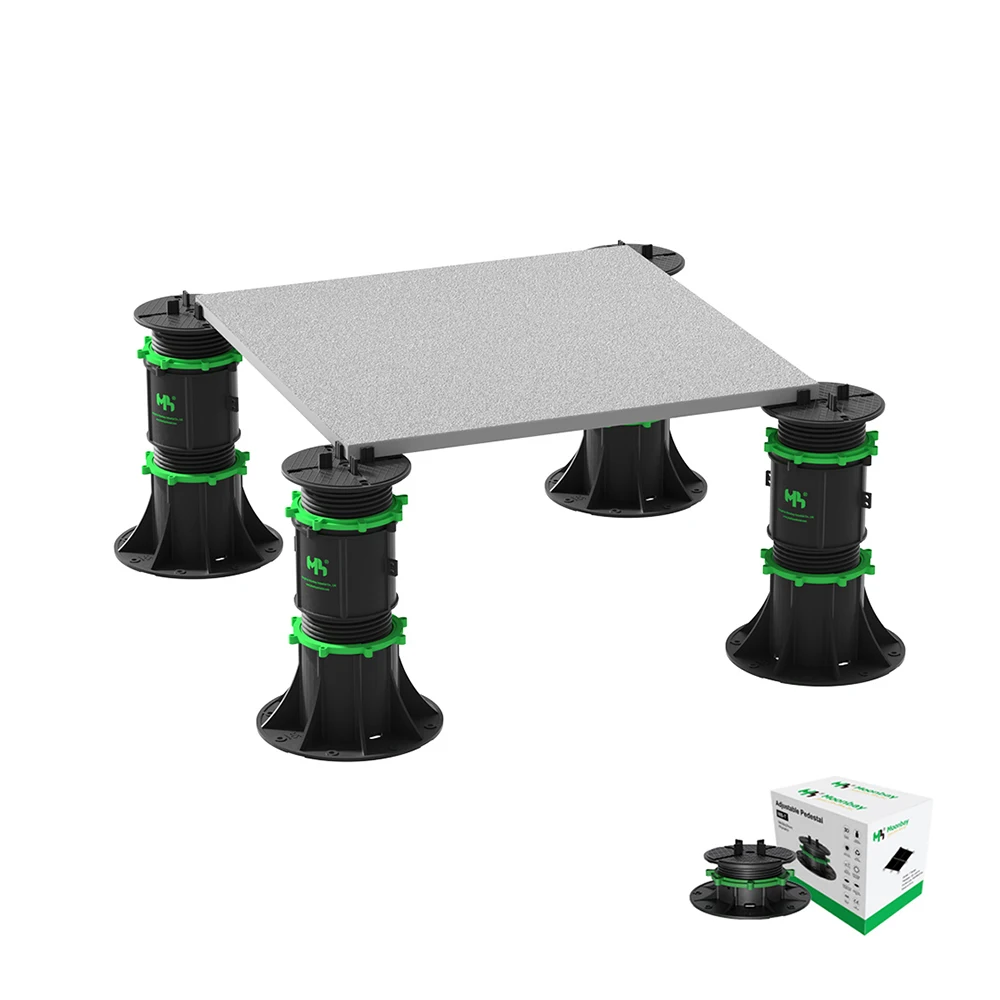 Moonbay adjustable pedestal plastic flooring paving support pedestals ...