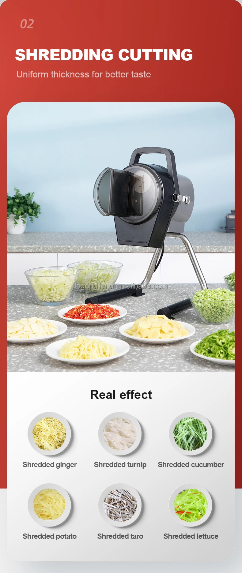 Efficient Vegetable Cutting - Leek, Green Onion Chopper