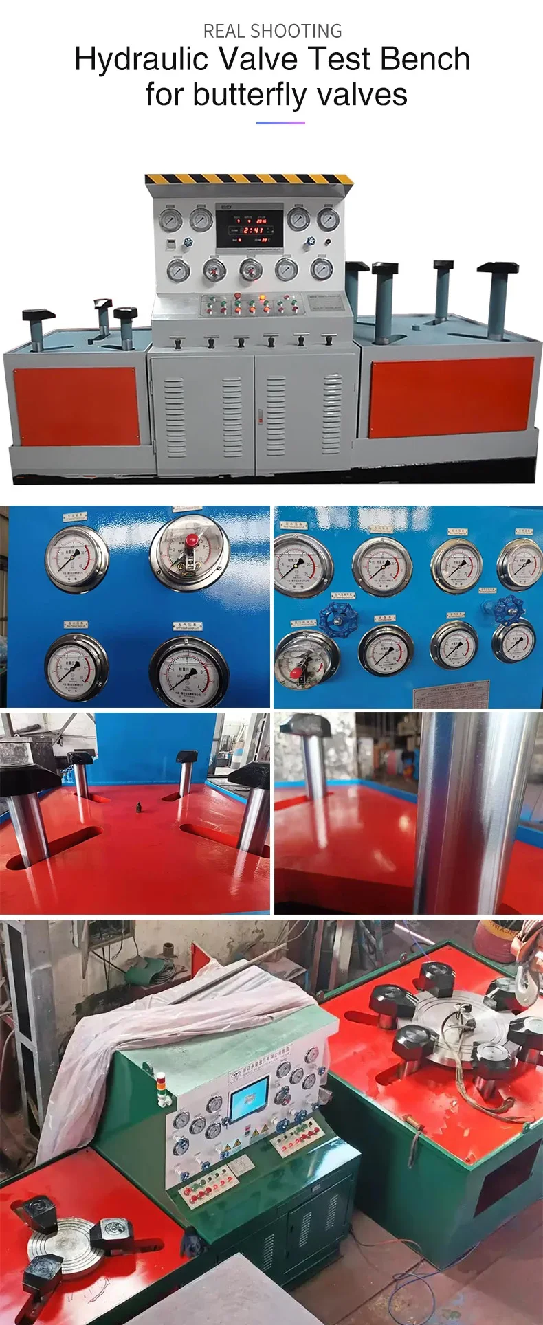Butterfly Valve Test Bench - Hydraulic Pressure Equipment