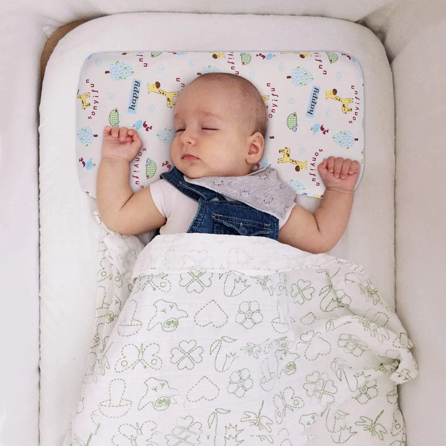 Custom Memory Foam Cotton Queen-size Removable Washable Sleeping Baby ...