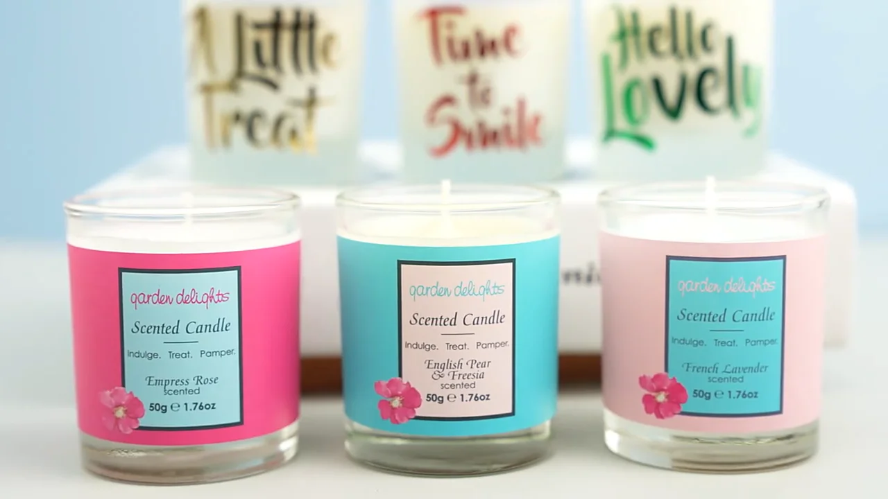 Luxury Custom Empty Coloured Glass Candle Container Jar Glass Candle ...