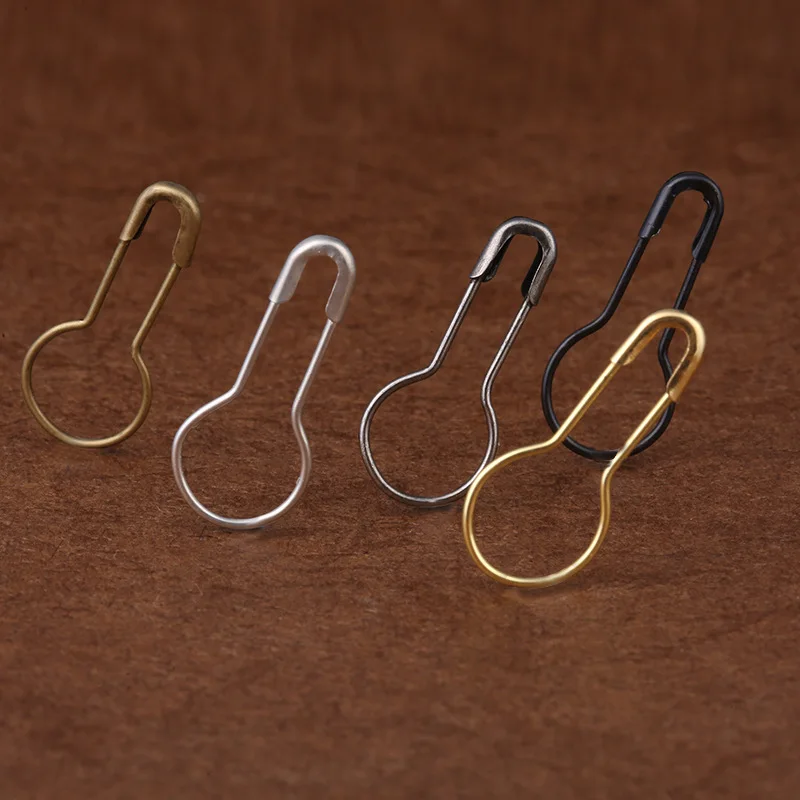 1000 Pcs/box Steel Pear Shape Safety Pins for Knitting