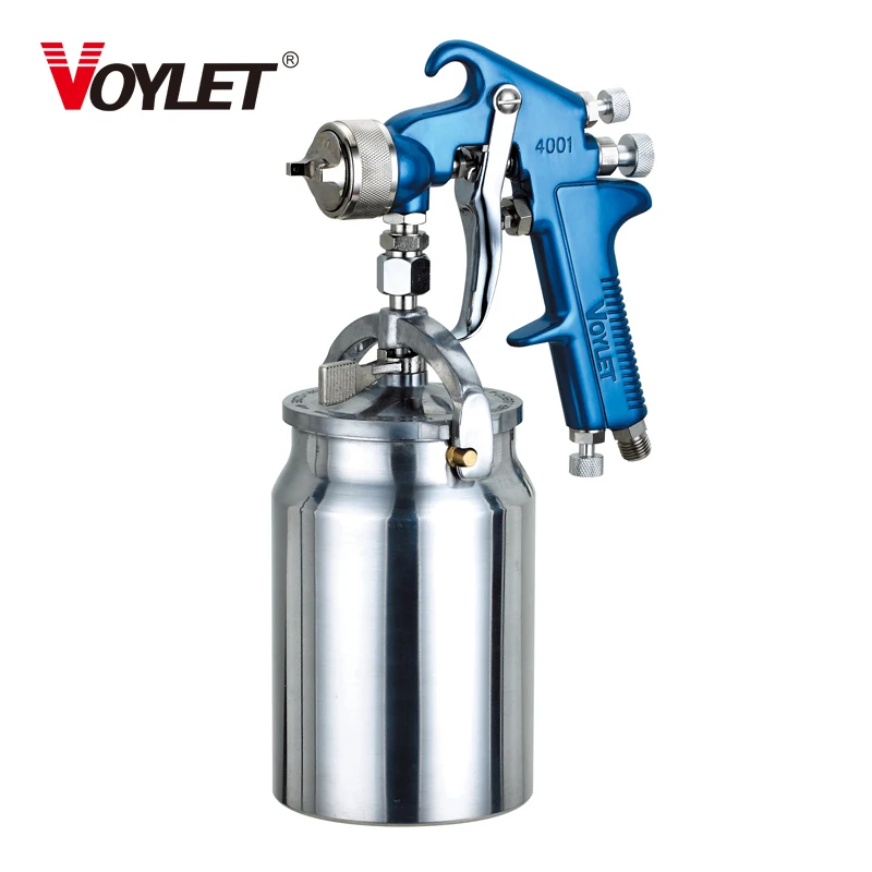 Voylet 4001S Air Spray Gun 1000CC Suction Feed Cup 1.7MM Nozzle Paint Gun Automotive Paint Spray Gun for Car Furniture