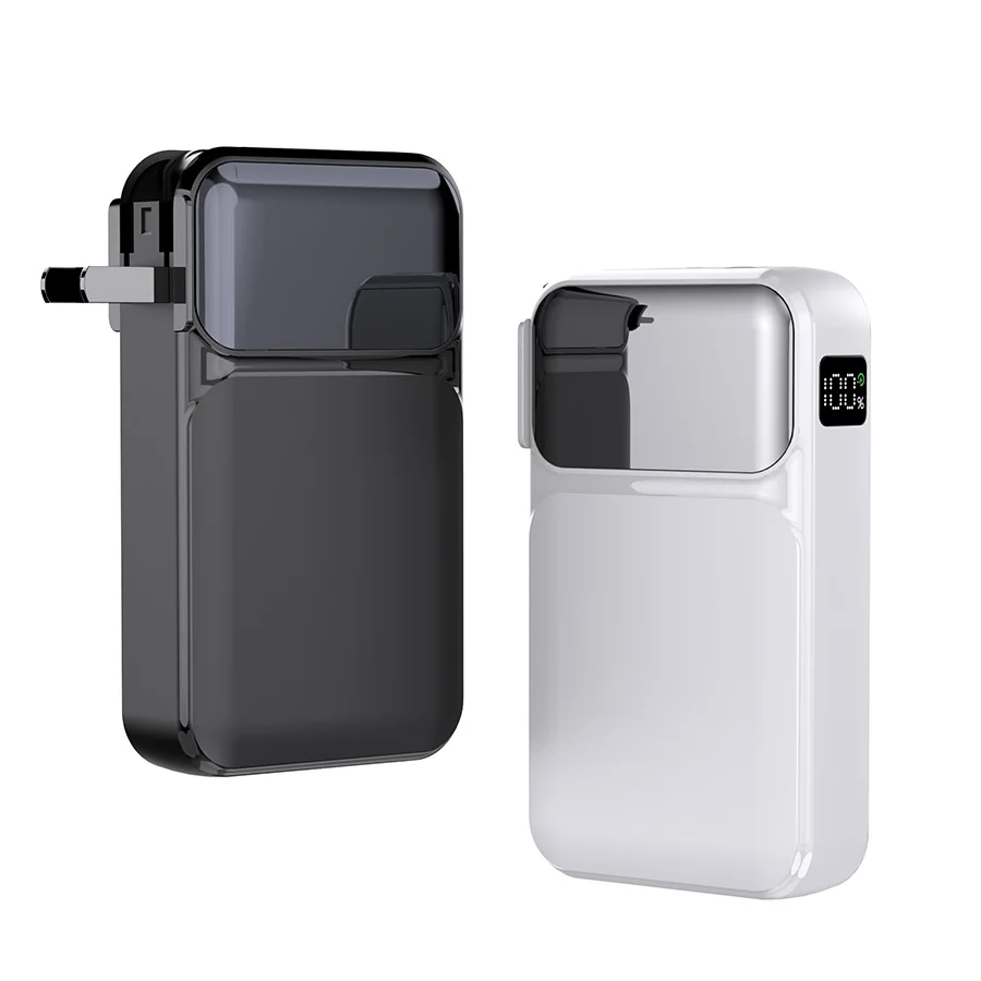 High-Capacity 10000mAh Power Bank with Plug and LED Display Super ...
