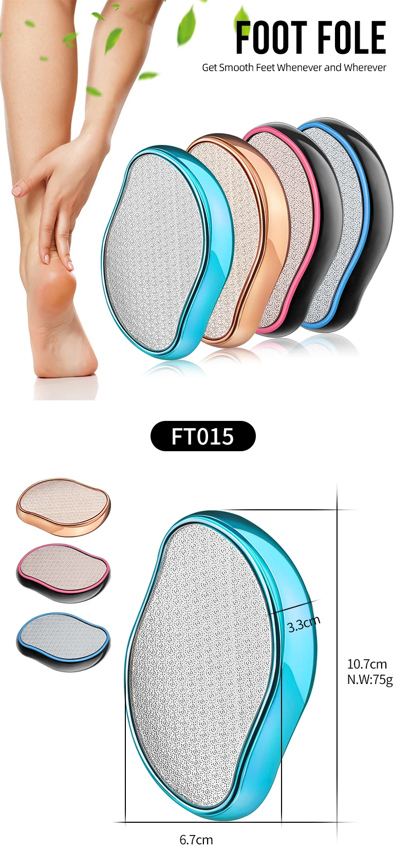 Professional Foot Callus Remover - Nano Glass Foot File