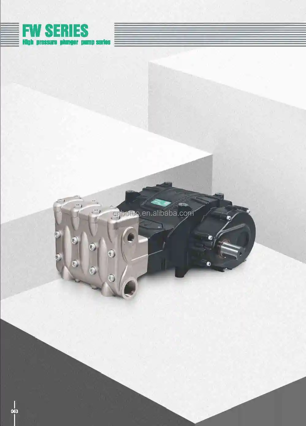 BOTUO FW Series Triplex Plunger Pump - High Efficiency Cleaning