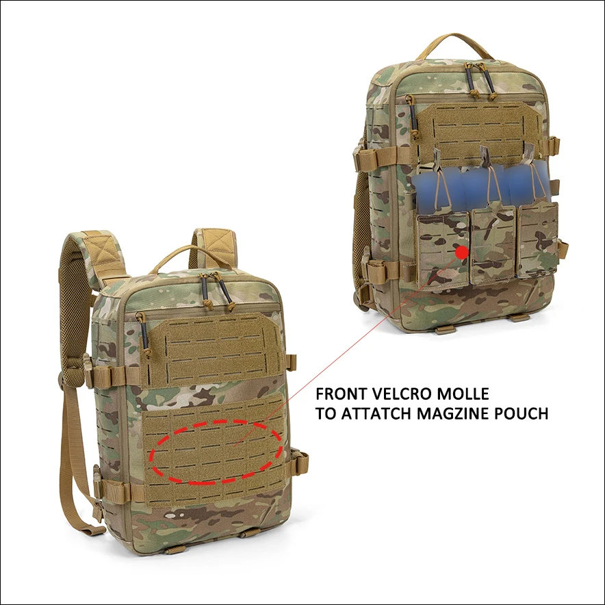 GAF 1000D Nylon Multifunction Outdoor Rucksack - Durable & Tactical
