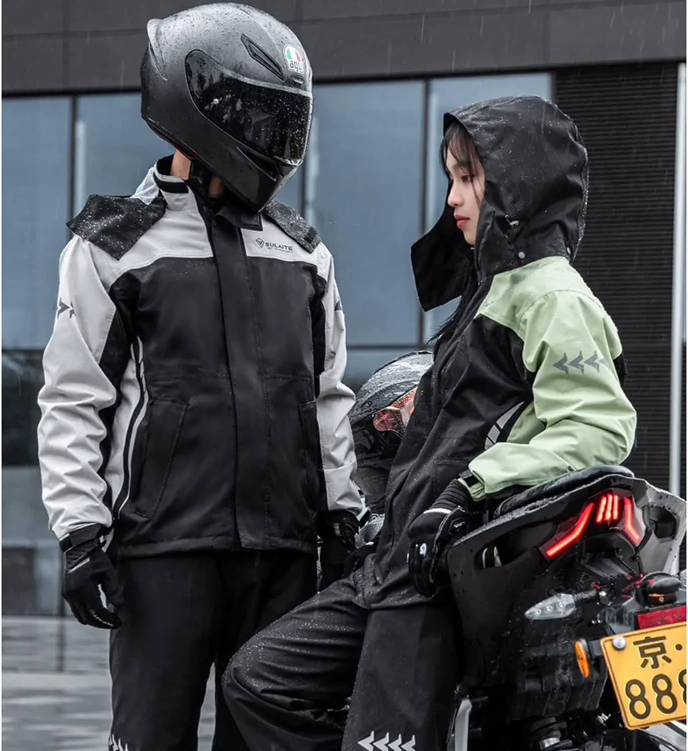 Best Selling Reflective Motorcycle Rain Suit Adult Waterproof Raincoat ...