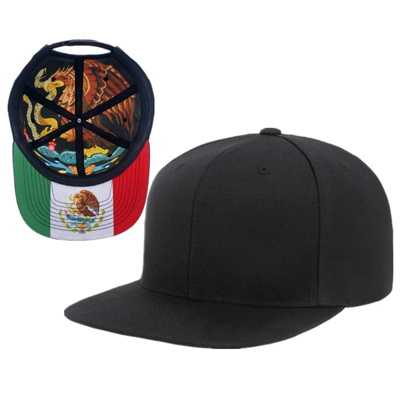 Wholesale Mexican Flag Snapback Cap - Customizable Hat