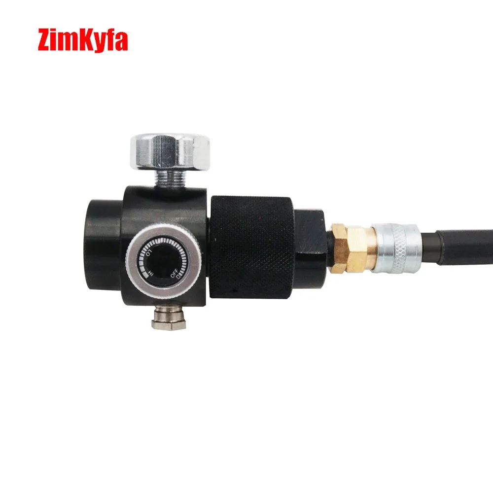 Hpa Slp Flex Co2 Regulator Valve W/100cm Low Pressure Remote Hose Coil ...