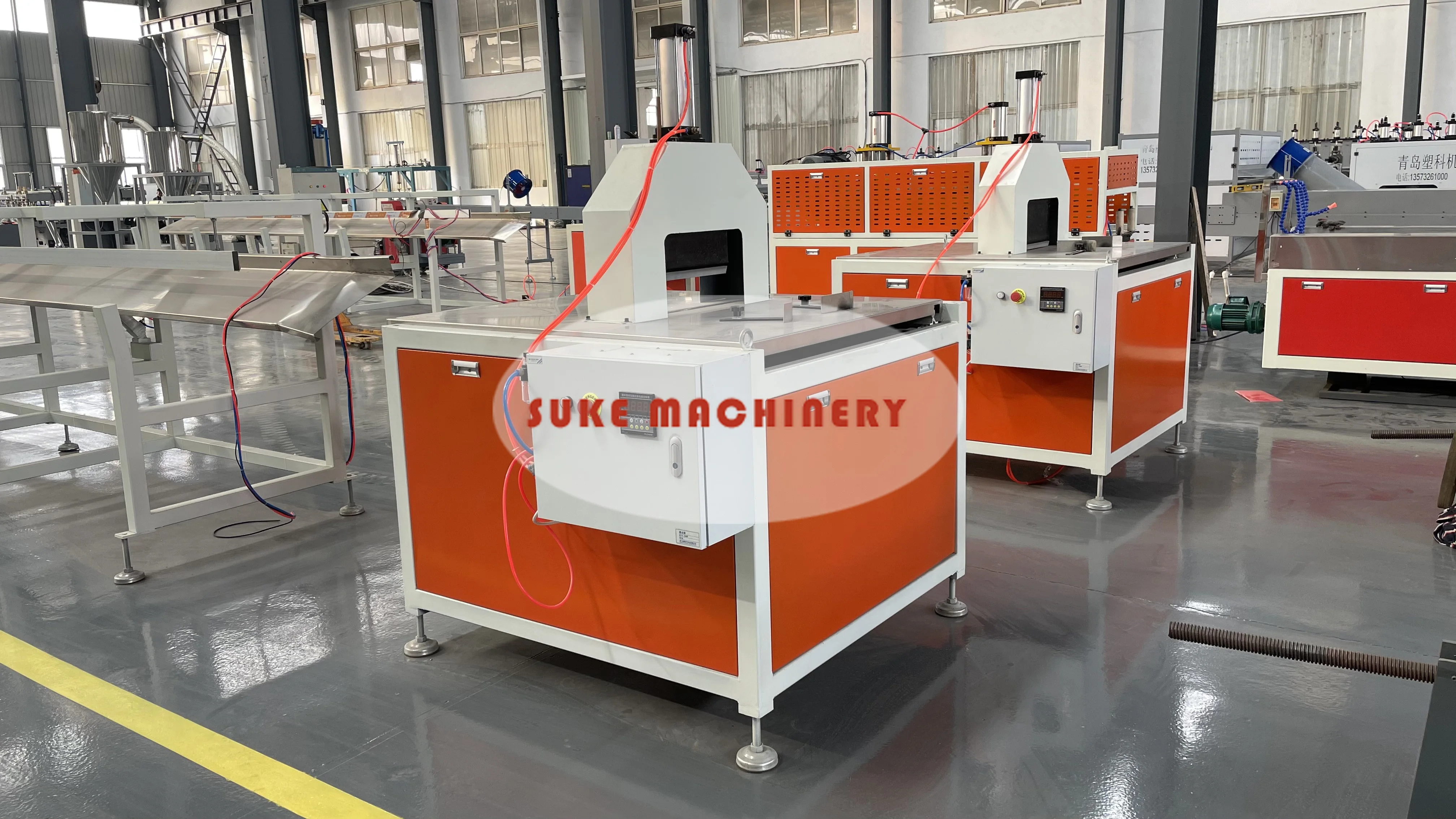 Polymer Wood Composite Wpc Profile Production Line / Wpc Decking ...