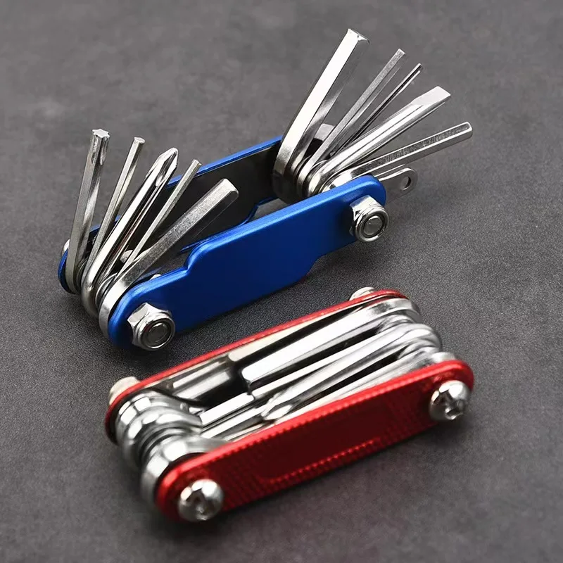 Hiyes 16pcs Universal Folding Wrench Set Chrome Vanadium Hollow ...