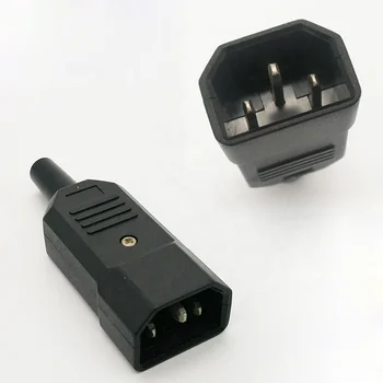 Wholesale Iec C14 Power Cord Connector Iec 320 C14 Male Plug Re Wirable ...