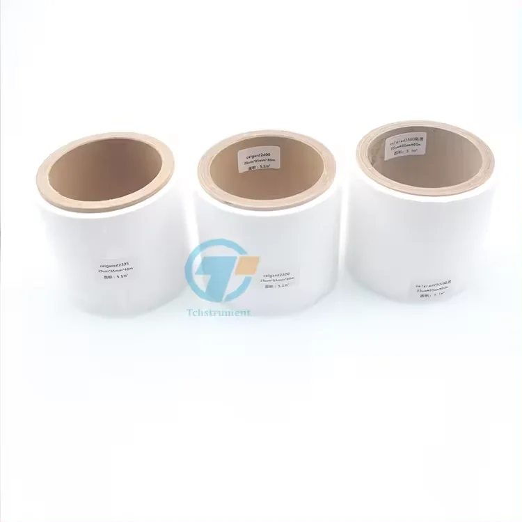 25um Celgard 2500 PP Separator - 60mm X 10m for Li-Ion Batteries