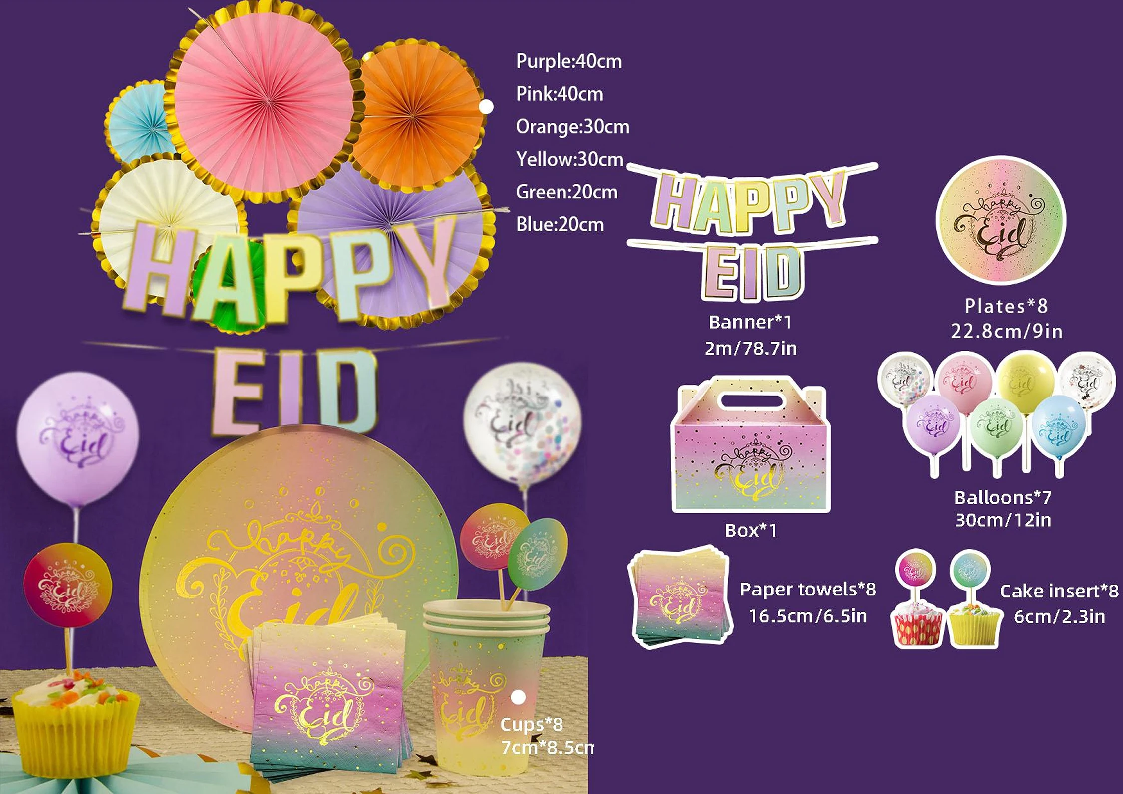 Eid Mubarak Ramadan Decorations 2024 Eid Mubarak Ramadan Party ...