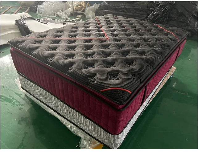 Red 14Inch King Queen Five-star Hotel comfort Pocket Spring Red ...