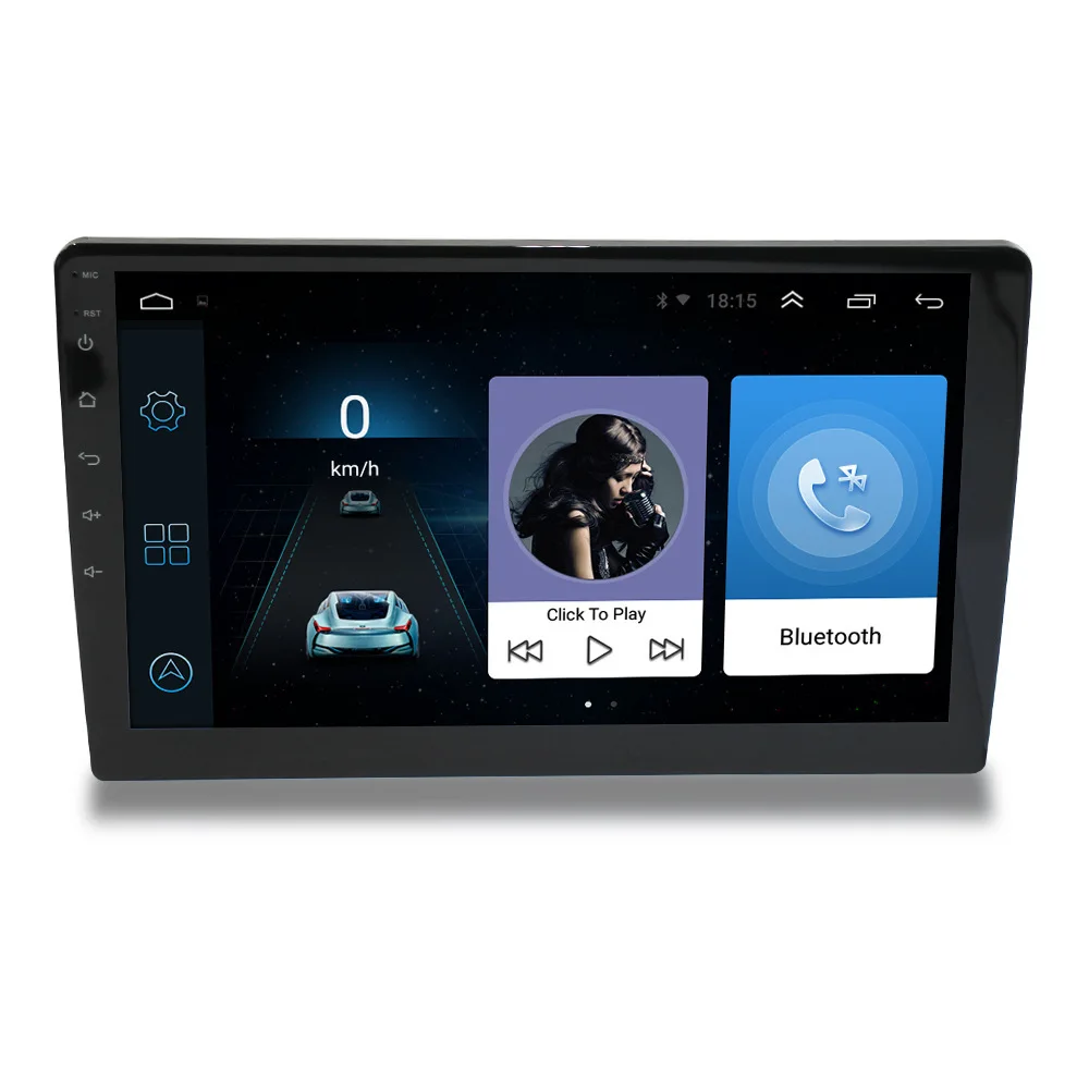 10 Inch Universal Android 9.0 Car Radio 2.5d Gps Navigation Autoradio ...