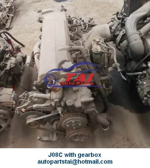 Orginal Used J08c J05e J08e Engine For Hino Excavator Diesel Engine ...
