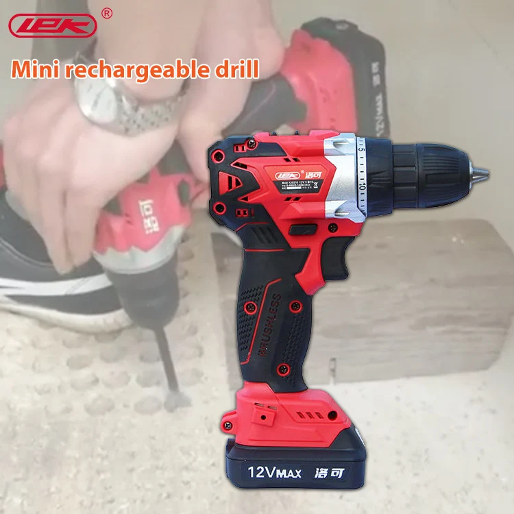 12v Two Speed Drill Cordless Electric Drill Cordless Drill Brushless