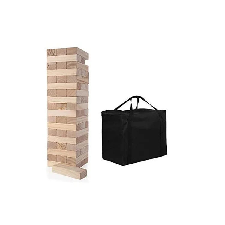 Educational Jumbo Party Backyard Outdoor Giant Wooden Block Board Game ...