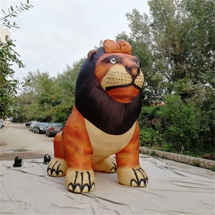 Daming Inflatable Lion Cartoon Mascot Decoration For Outdoor Activities ...