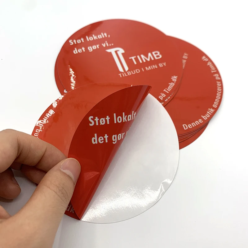 Custom Waterproof Vinyl Pvc Die Cut Sticker Logo Printing Outdoor ...