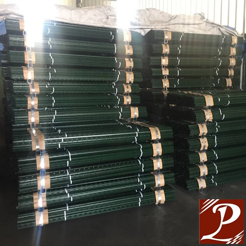 Red Painted 6ft Steel T Fence Post for Farms - Easily Assembled