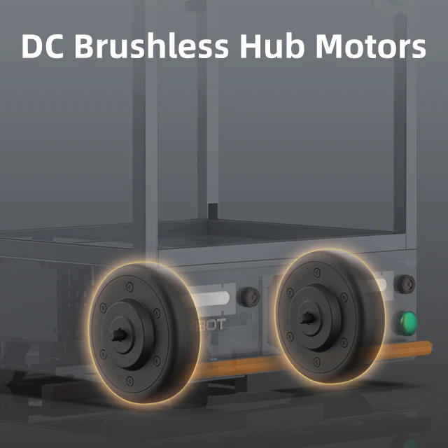 Automated Agv Handling Cart Smart 30-50kg Load Capacity Brushless ...