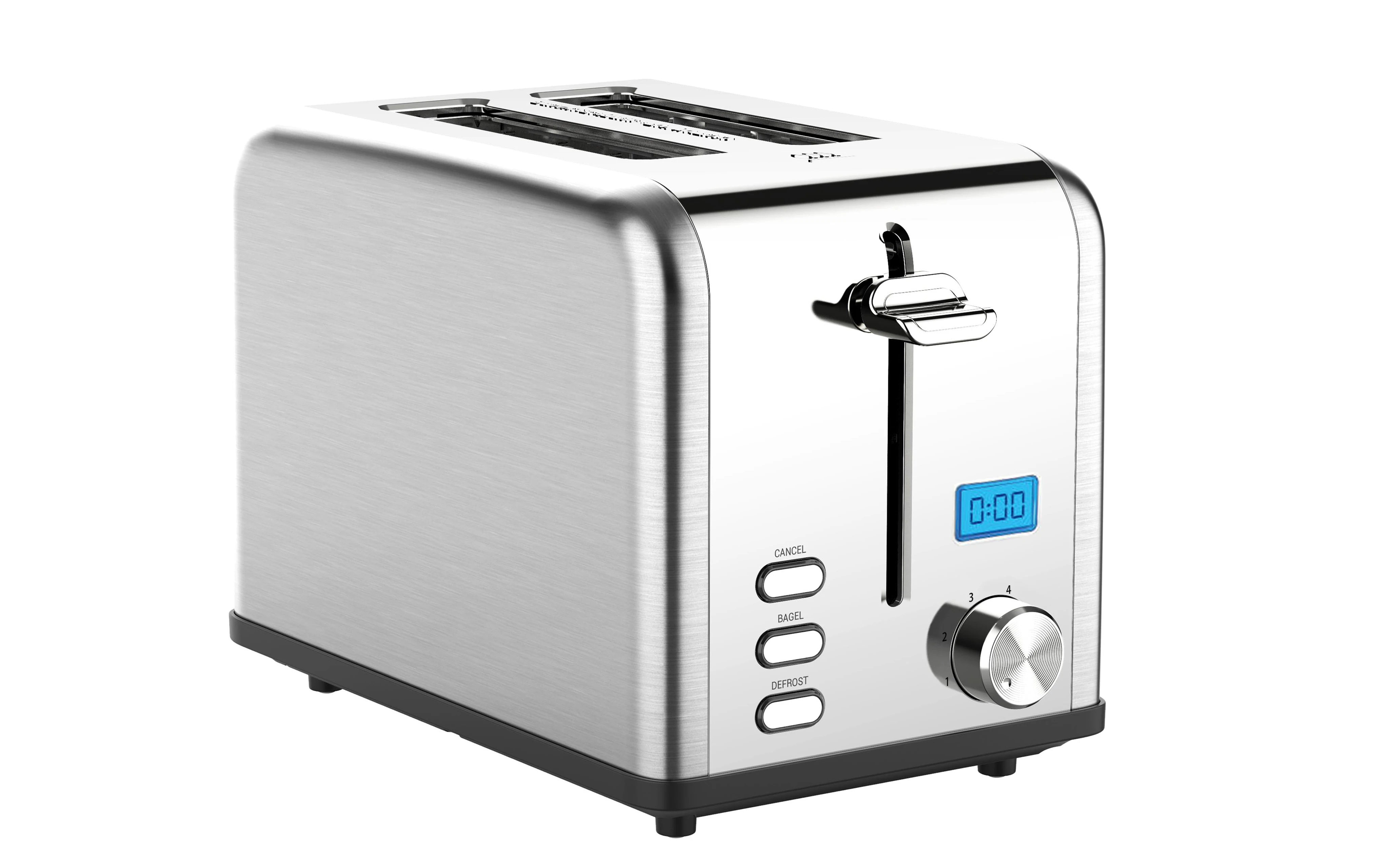 Modern 2 Slice Stainless Steel Toasters for Home & Commercial