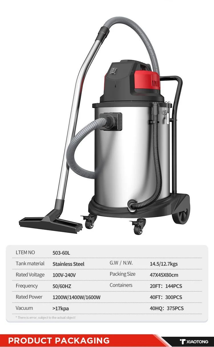 Multifunctional Use Construction Industrial Vacuum Cleaner 60l ...