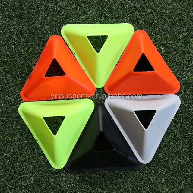 Triangle Mini Soccer Cones - Durable & Versatile Training Tools