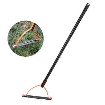 Manual Grass Whip With Steel Handle Cut Weeds Cutting Garden Hand Tool ...