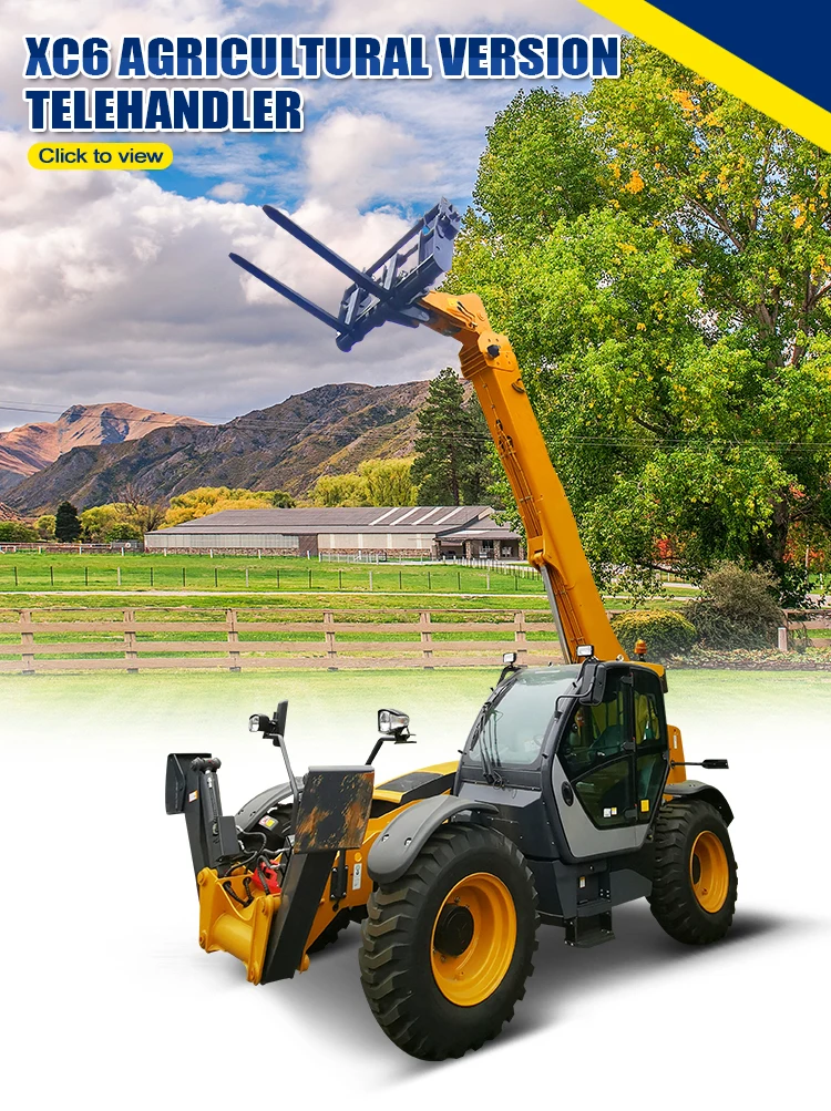 Xc6 7ton 17m All Terrain Telehandler 4x4 Four Wheel Steering Telescopic ...