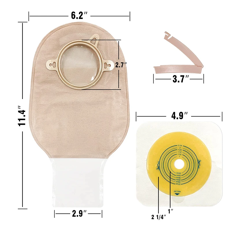Carbou Supplies Double System Two-Piece Colostomy Care