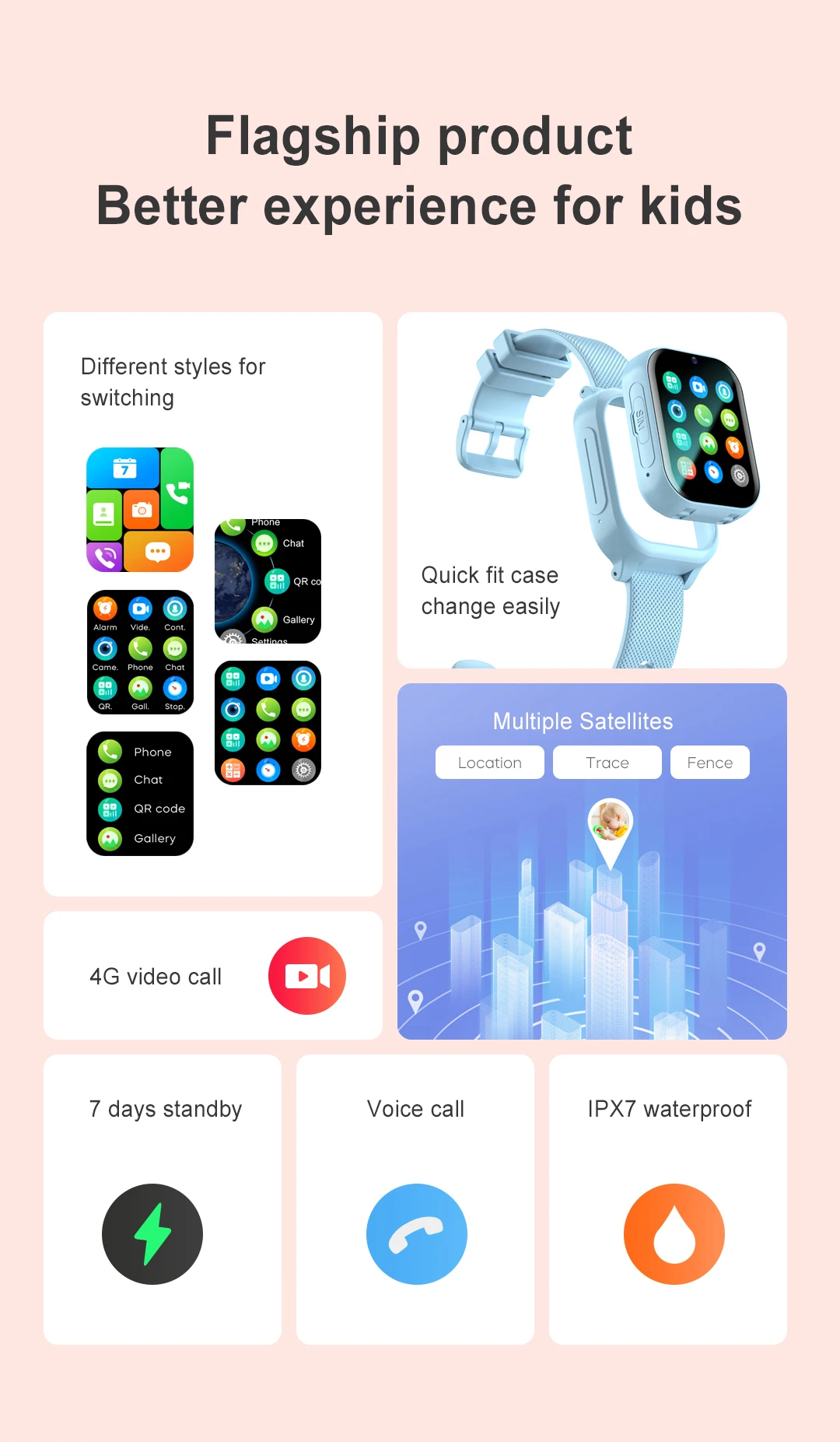 2023 Premium Gift Set Smart Watch K26 Kid Smart Watch With Sim Card 4G ...