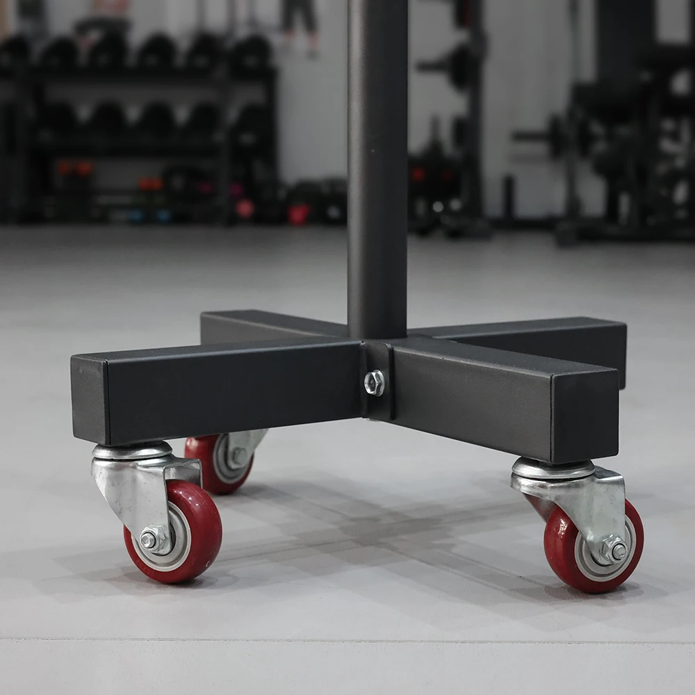 SMARTFIT Vertical Storage Weight Plate Rack Portable Holder With Caster ...